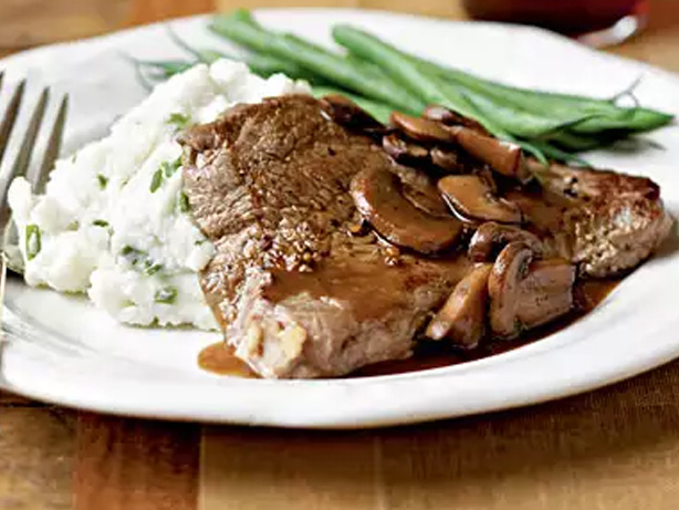 Grilled Sirloin Steak With Mushroom Sauce Grilling Explained